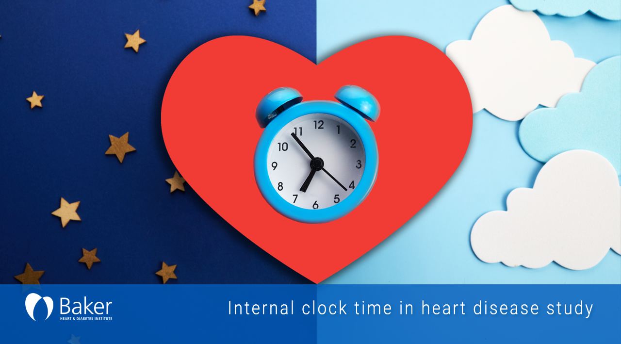 Internal clock time in heart disease study